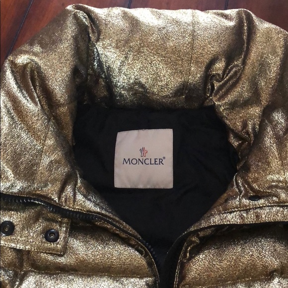 Moncler | Jackets & Coats | Limited Edition Moncler Gold Jacket Size Xs ...